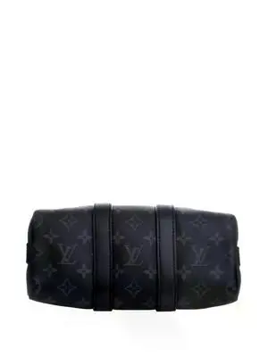 LOUIS VUITTON 2021-2026 Monogram Eclipse Reverse Keepall Bandouliere 25 Satchel