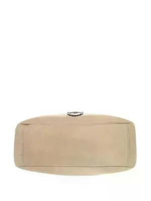 FERRAGAMO Leather Gancini Tote Bag
