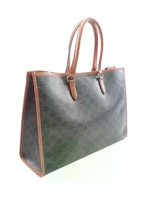 Celine 2021-2026 Triomphe Coated Canvas Horizontal Cabas Tote Bag