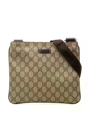 Gucci Gg Supreme Crossbody Bag - Neutrals
