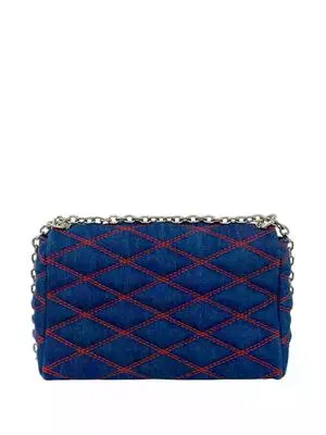LOUIS VUITTON 2016 Malletage Denim Go 14 Mm Crossbody Bag - Blue