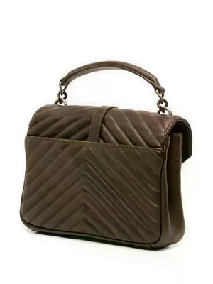 Saint Laurent 2017 Medium College Satchel - Brown