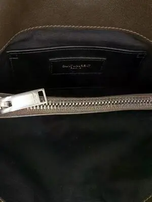 Saint Laurent 2017 Medium College Satchel - Brown