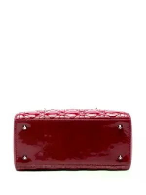 Dior 2013 Medium Cannage Lady Satchel - Red