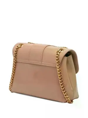 Celine 2024 Teen Patent Triomphe Victoire Chain Shoulder Bag