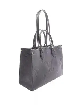 LOUIS VUITTON Monogram Empreinte Onthego Mm Satchel 2021-2026 - Black