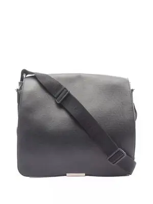LOUIS VUITTON 2003 Taiga Viktor Crossbody Bag - Black