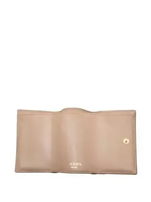 Prada 2010-2026 Vitello Move Trifold Wallet Small Wallets