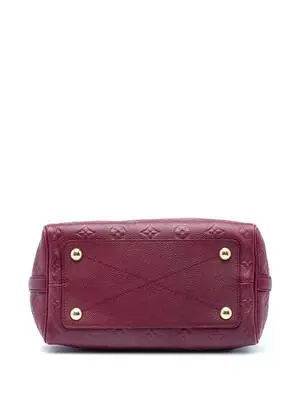 LOUIS VUITTON 2014 Monogram Empreinte Speedy Bandouliere 25 Satchel - Red