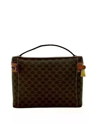 Celine 1994 Macadam Coated Canvas Vanity Bag
