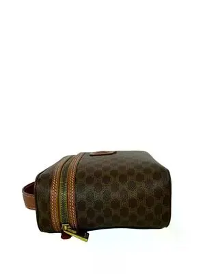 Celine 1994 Macadam Coated Canvas Vanity Bag
