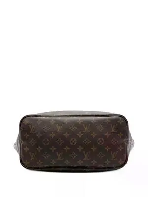 LOUIS VUITTON 2014 Monogram Neverfull Mm Tote Bag - Brown
