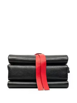 Valentino Garavani Small Colorblock Calfskin Vring Shoulder Bag - Red