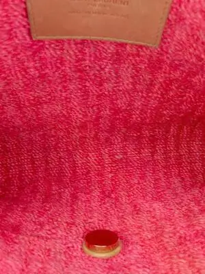 Saint Laurent 2023 Medium Raffia Monogram Kate Crossbody Bag - Pink