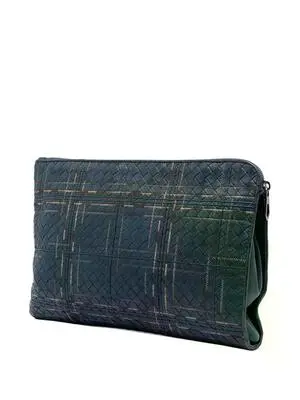 Bottega Veneta Nappa Intrecciato Metropolis Document Case Clutch Bag