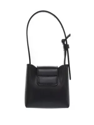 FERRAGAMO Leather Gancini Trifoglio Handbag