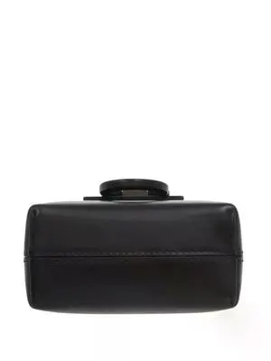 FERRAGAMO Leather Gancini Trifoglio Handbag