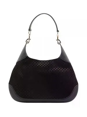 Gucci 2016-2026 Medium Micro Gg Suede Hobo Satchel