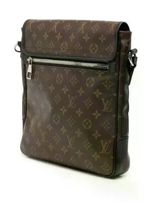 LOUIS VUITTON 2011 Monogram Macassar Bass Mm Crossbody Bag