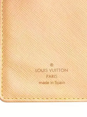 LOUIS VUITTON 2000 Monogram Mini Lin Agenda Pm