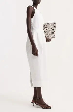 RÓHE Sculptural Cotton Poplin Midi Dress