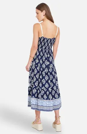 YUMI Paisley Print Midi Sun Dress