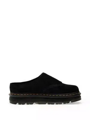 Dr. Martens Zebzag Anywair Suede Mules - Black