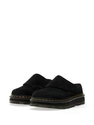 Dr. Martens Zebzag Anywair Suede Mules - Black