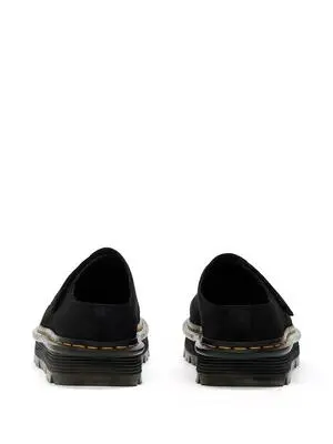 Dr. Martens Zebzag Anywair Suede Mules - Black