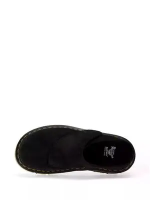 Dr. Martens Zebzag Anywair Suede Mules - Black