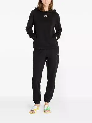 EA7 Logo-print Hoodie