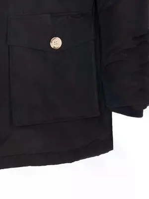 Woolrich Fur-trim Padded Coat - Black