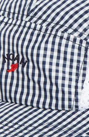 NOAH Gingham Runner Baseball Cap