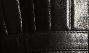 Versace Cropped Plonge Leather Jacket