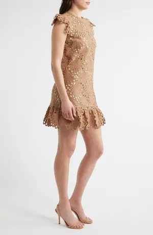LAYERED WITH LOVE Lizzie Broderie Anglaise Minidress