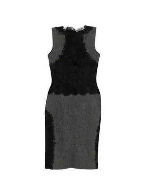 Dolce & Gabbana Herringbone Laced Dress
