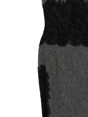 Dolce & Gabbana Herringbone Laced Dress