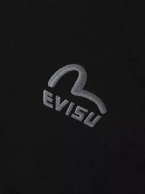 EVISU Logo-embroidered T-shirt