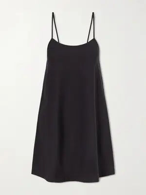 LIDO Cotton Mini Dress - Black