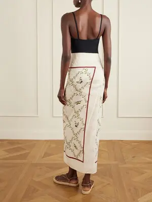 Agua Bendita Limon Azucar' Printed Wrap Pareo