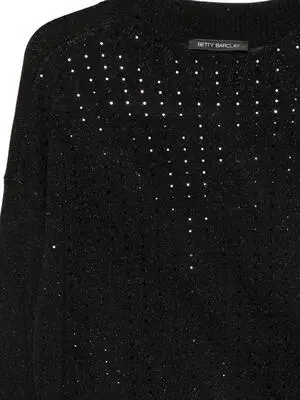BETTY BARCLAY Sequin-embellished Sweater