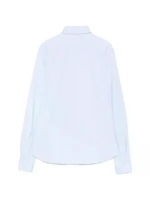 XACUS Sara Long-sleeve Button-down Shirt - Blue