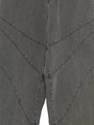 ALIS Panelled Barrel-leg Jeans