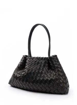 ELLEME Dimple Tote Medium Woven Leather