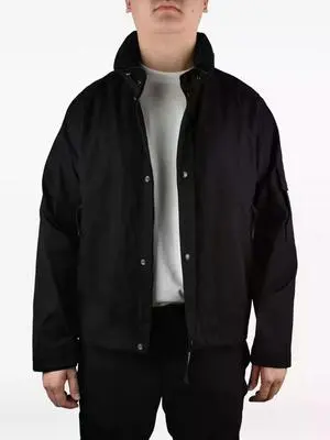 C.P. COMPANY Zip-up High Neck Jacket - Black