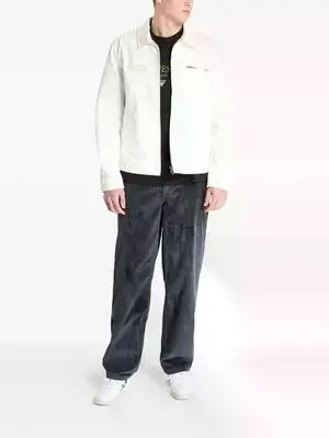 Guess Zip-up Embroidered Jacket