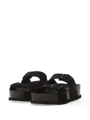 Geox Buckle-strap Platform Sandals