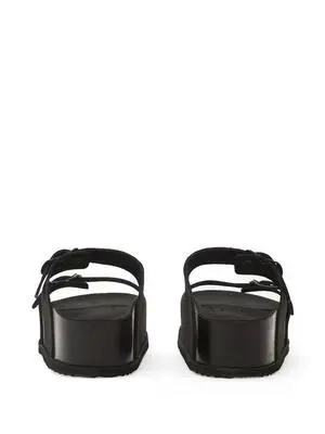 Geox Buckle-strap Platform Sandals