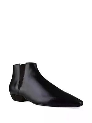 Loro Piana Elastic Leather Boots