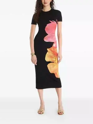Desigual Floral-print Midi Dress